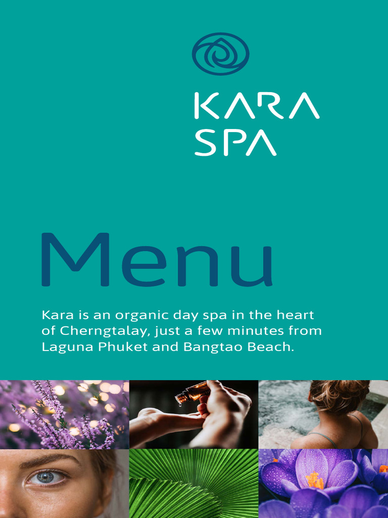 Kara Spa Menu English Mobile | PDF | Massage | Ayurveda