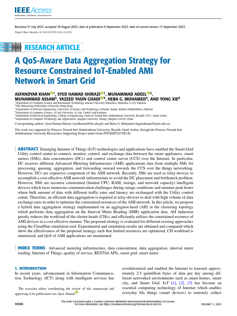 A - QoS-Aware - Data - Aggregation - Strategy - For - Resource - Constrained - IoT-Enabled - AMI ...