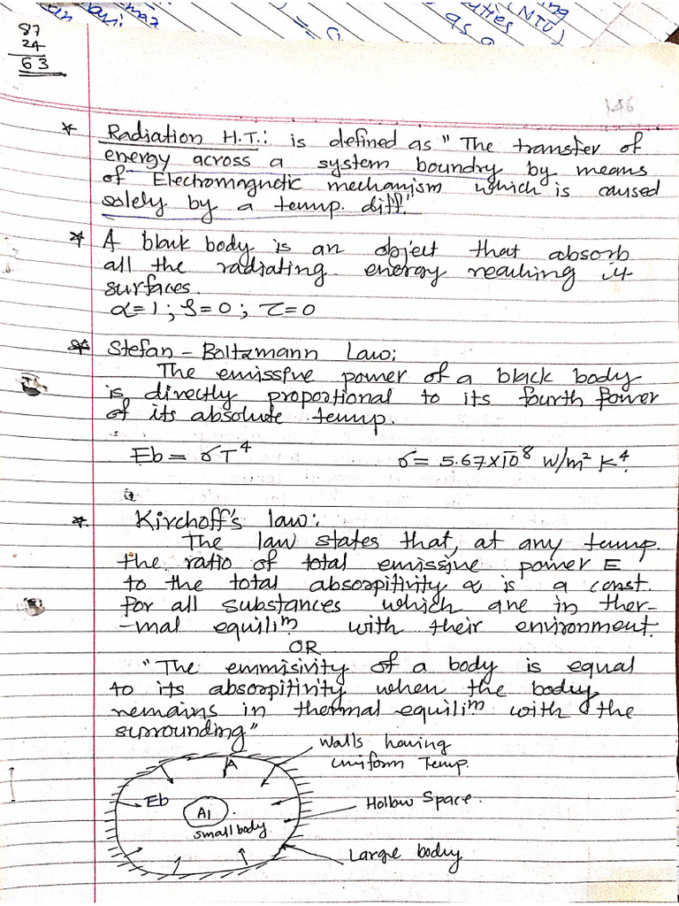 Radiation Notes | PDF