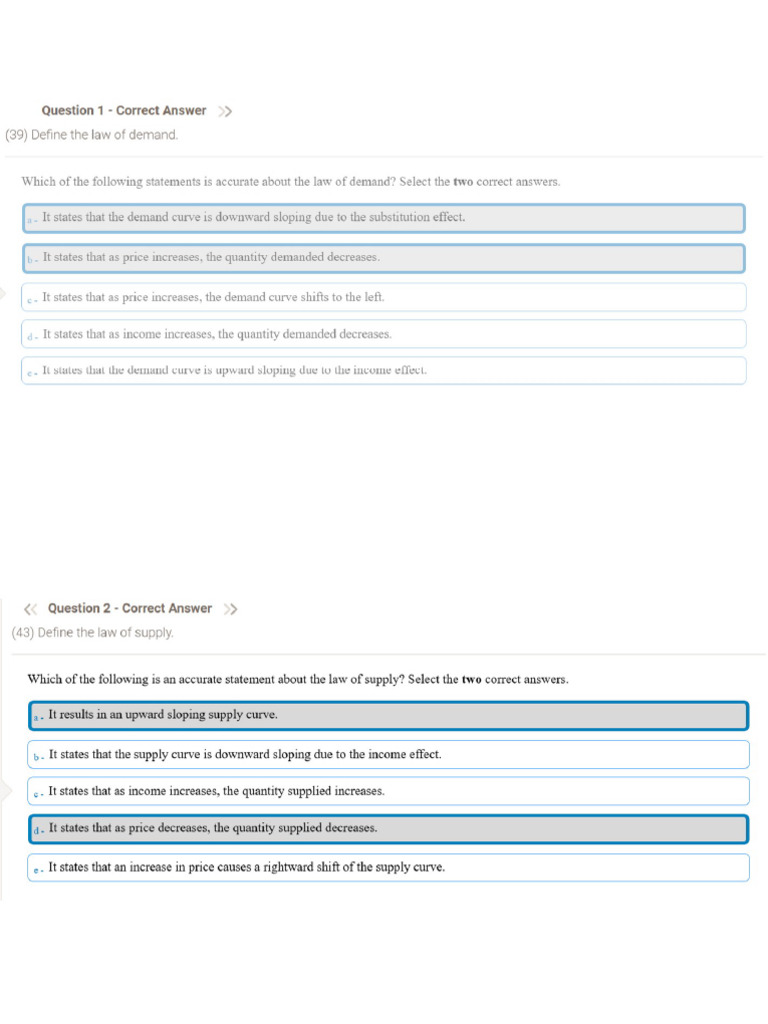 Economics Chapter 2 CP | PDF