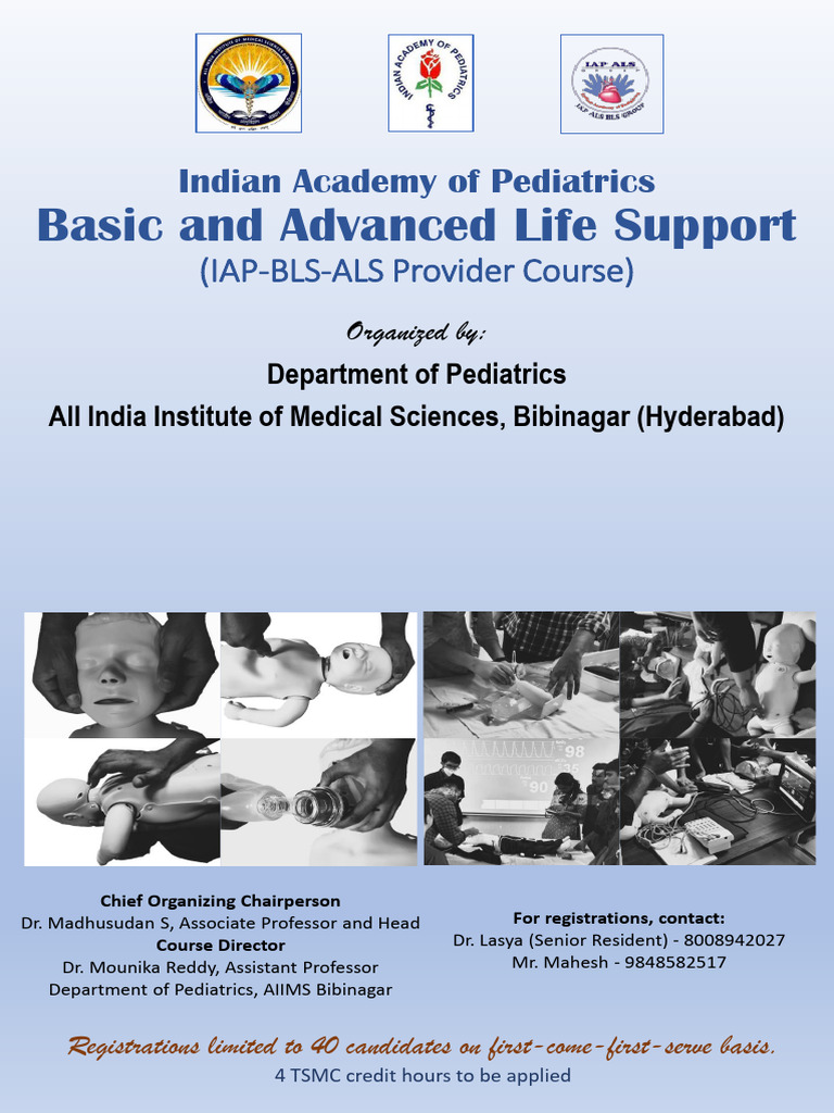 PALS Flyer - AIIMS Bibinagar - 19-21 July 2024 | PDF
