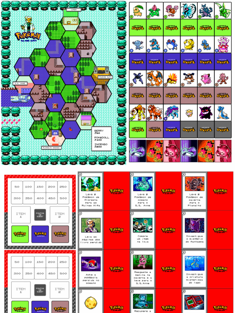Pokémon The Mini Quest A4 v2024.01 | PDF