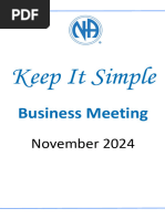 Sample NA Meeting Format | PDF | Psychiatric Rehabilitation | Substance ...