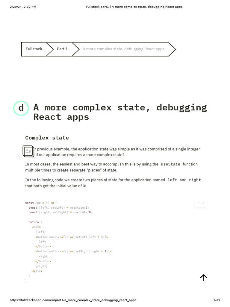Complex State Management in React | PDF | Command Line Interface ...