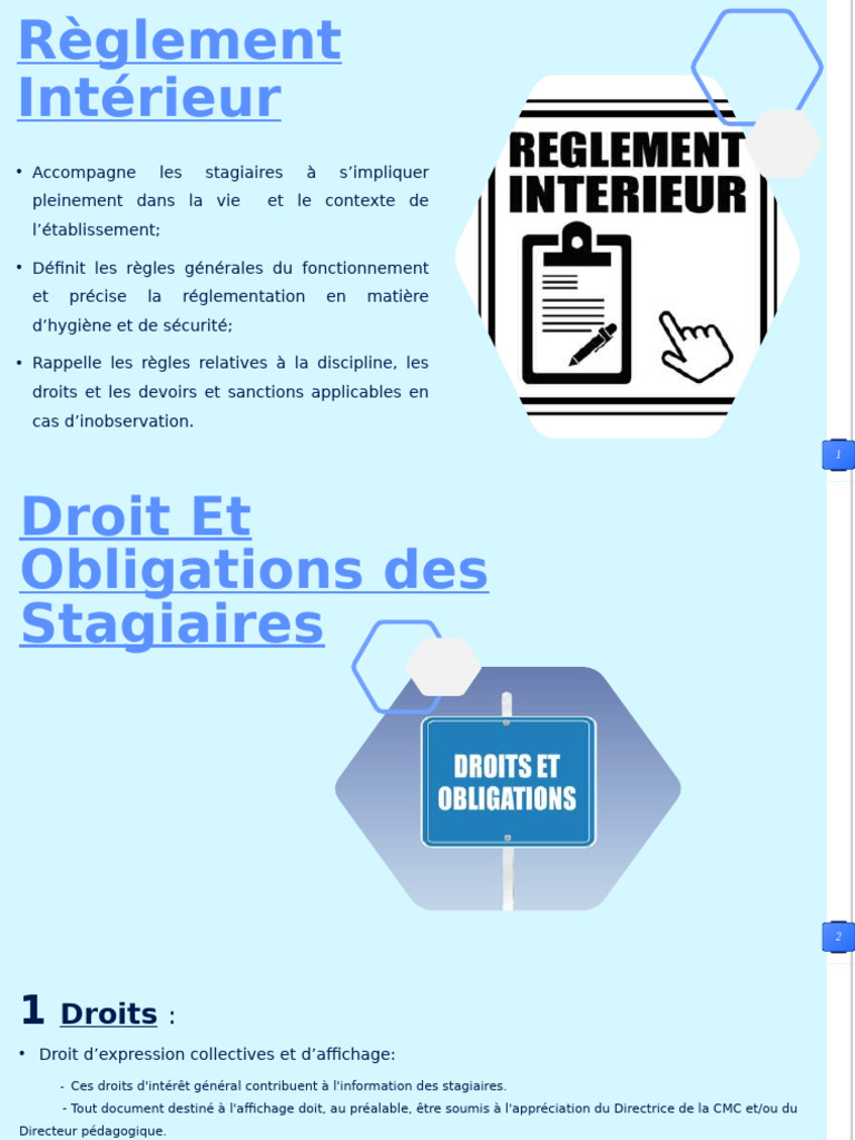 Reglement Interieur | PDF | Sécurité | Pédagogie