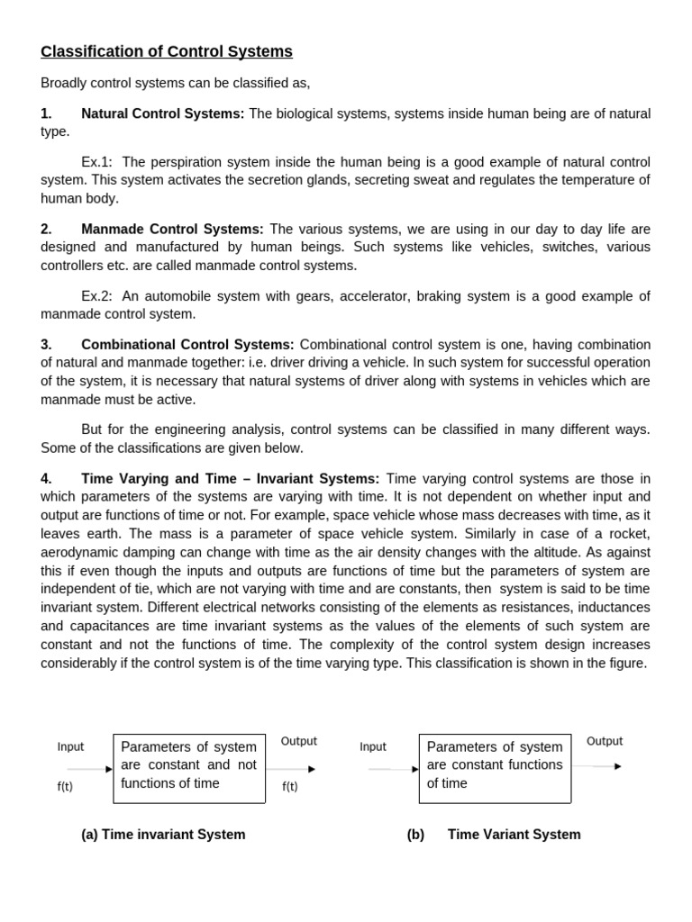 Control Systems | PDF | Nonlinear System | Discrete Time And Continuous ... Control Systems | PDF | Nonlinear System | Discrete Time And Continuous ...
