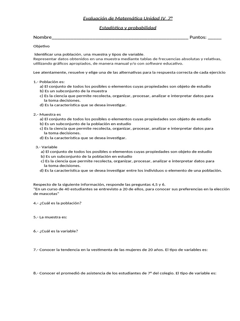 Guia de 7mo | PDF | Conjunto (Matemáticas)