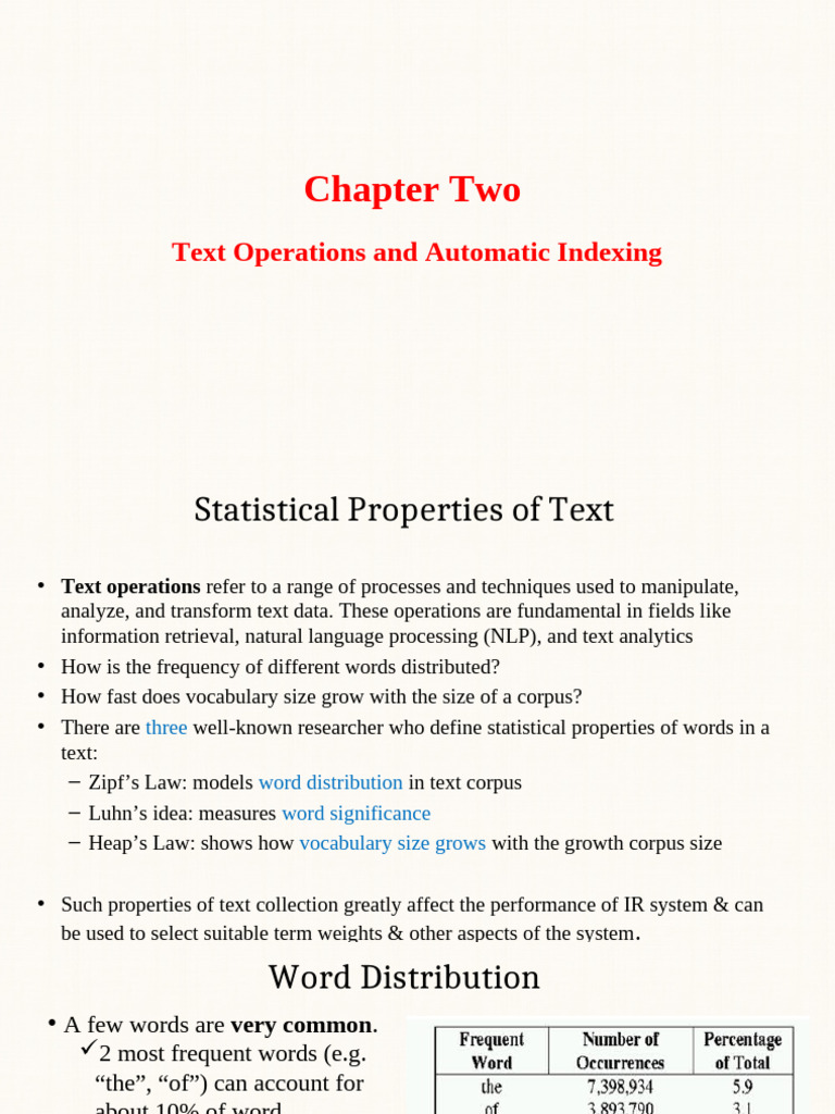 2&3 Text Operation | PDF | Linguistics | Grammar