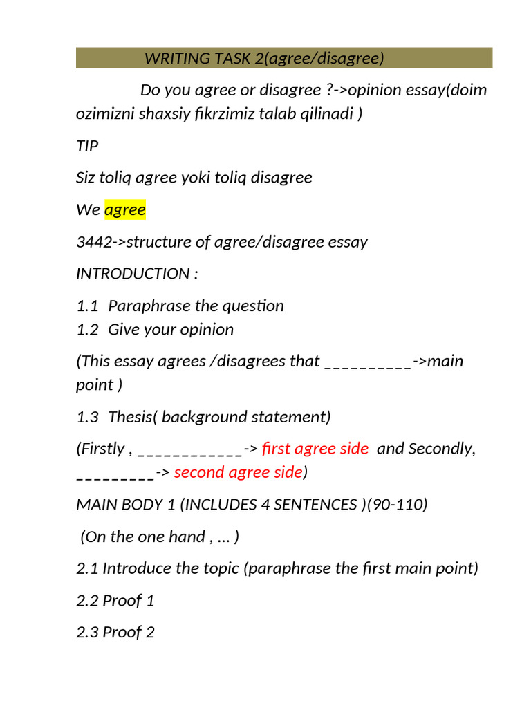 Writing Task 2 | PDF
