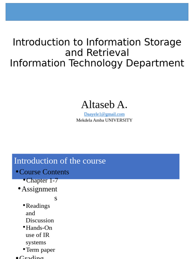 Ch1 IR | PDF | Information Retrieval | Information
