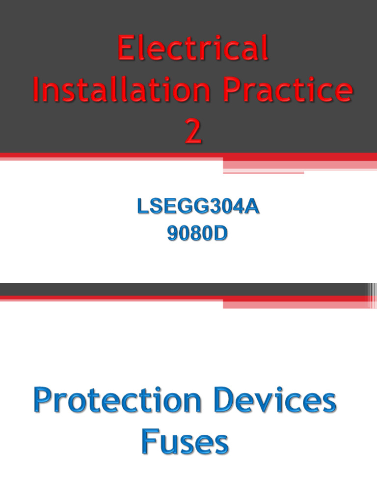 Comprehensive Guide to Fuse Types and Circuit Protection | PDF | Fuse ...