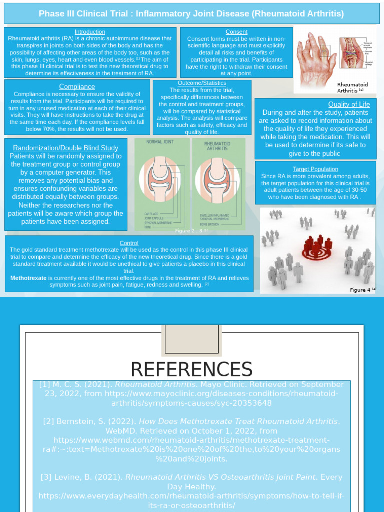 Clinical Trial Poster - Rheumatoid Arthritis | PDF | Arthritis ...