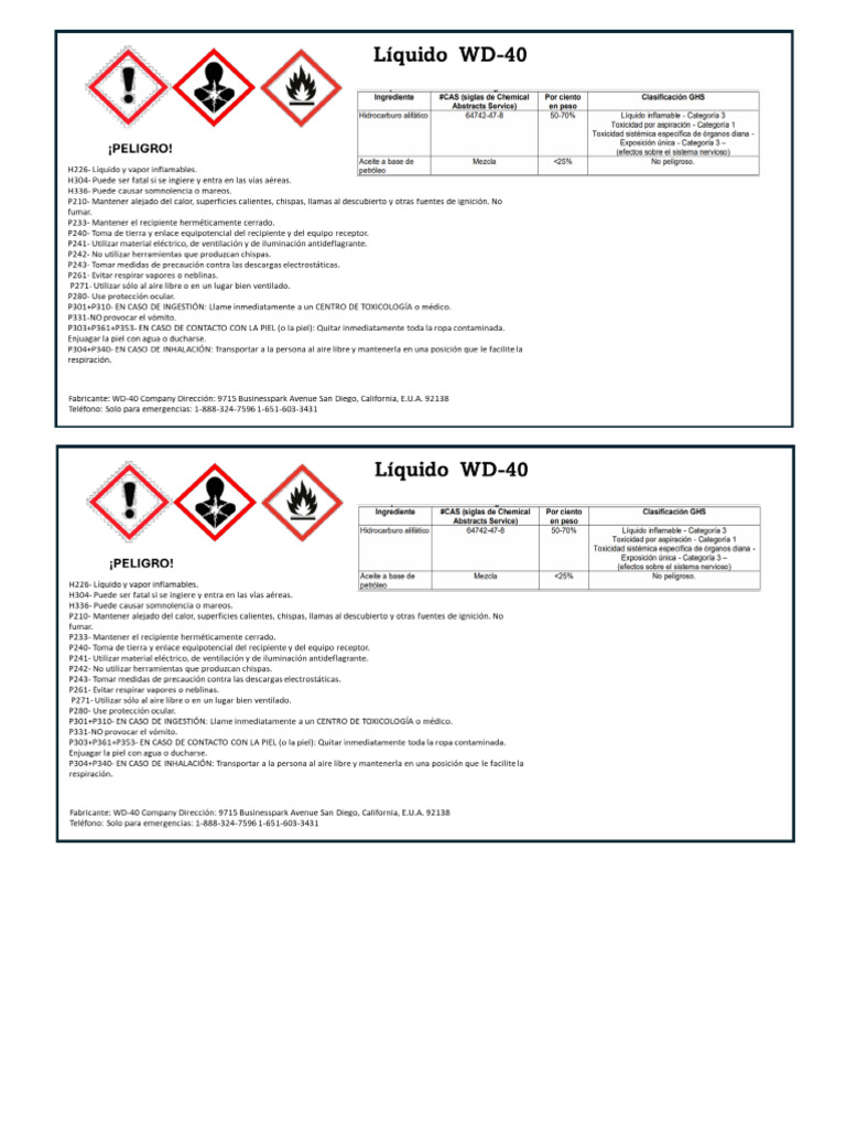 Liquido WD-40 | PDF