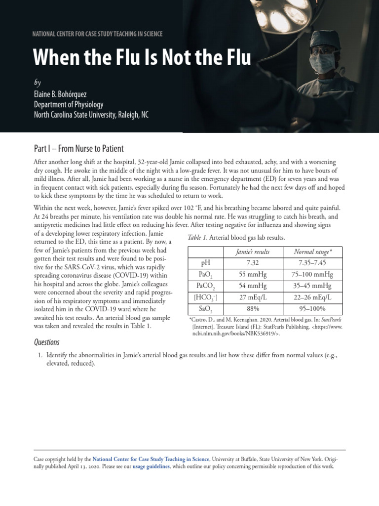 When The Flu Is Not The Flu | PDF | Lung | Breathing