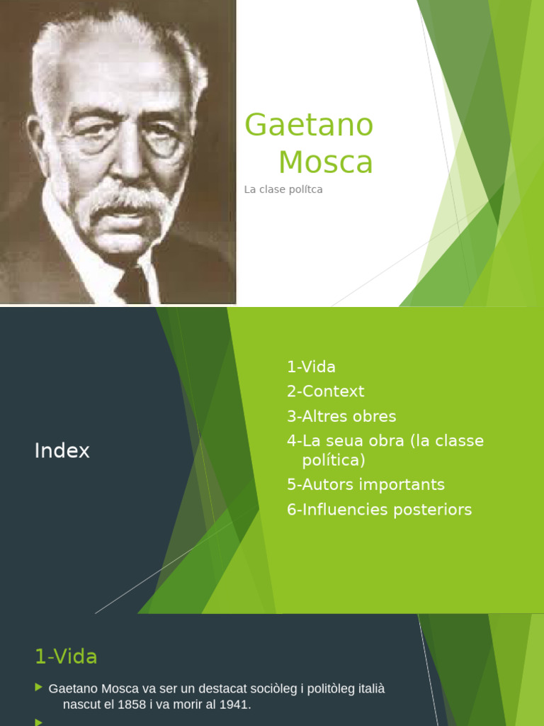 Gaetano Mosca | PDF