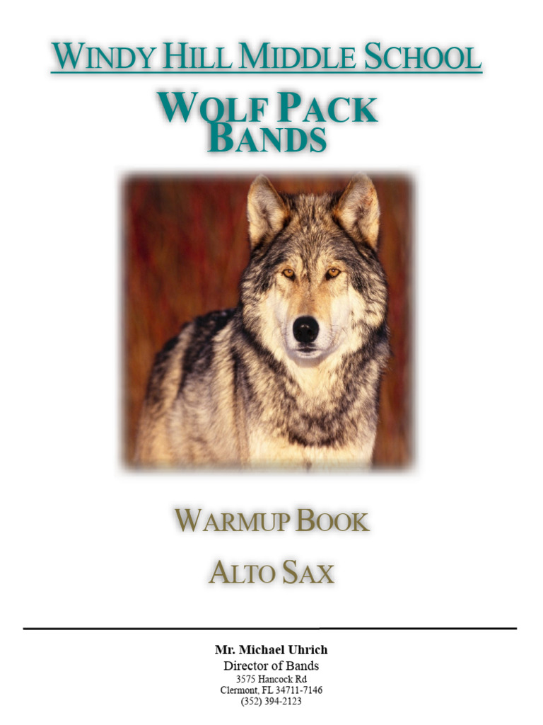 Alto Saxophone Warm Up Book | PDF