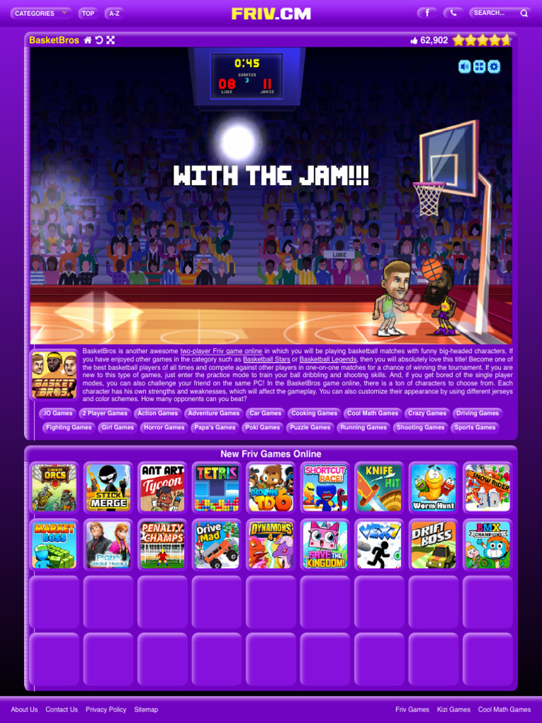 BasketBros - Friv Games Online ? Play Now! | PDF