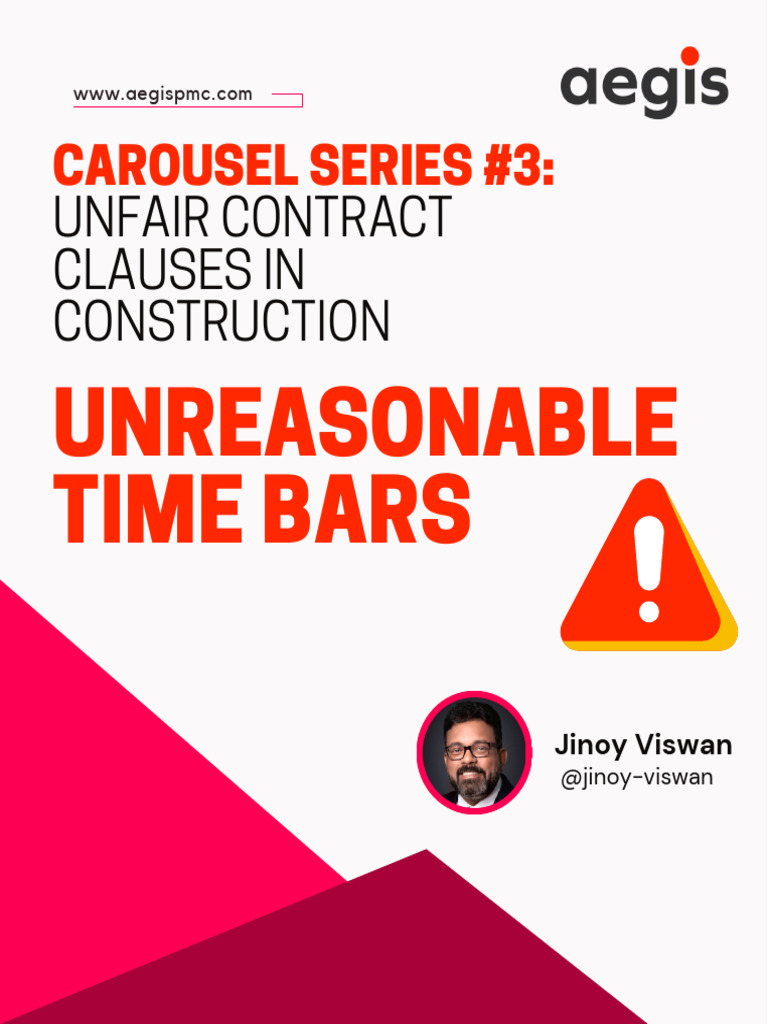 Unreasonable Time Bars in Contracts | PDF | Business | Business Law