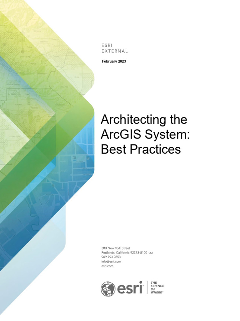 architecting-the-arcgis | PDF | Arc Gis | Esri
