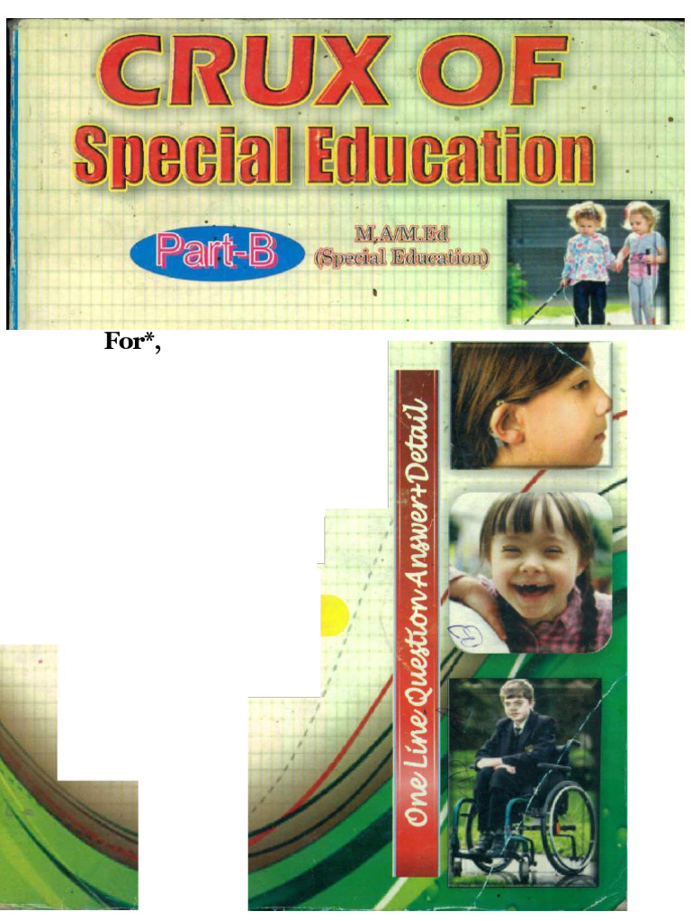 Crux of Special Education Edited Form | PDF | Ear | Hearing Loss