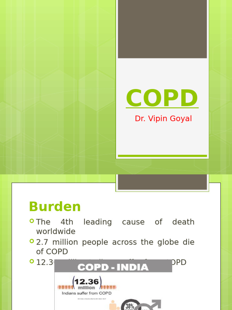 COPD | PDF | Chronic Obstructive Pulmonary Disease | Bronchitis