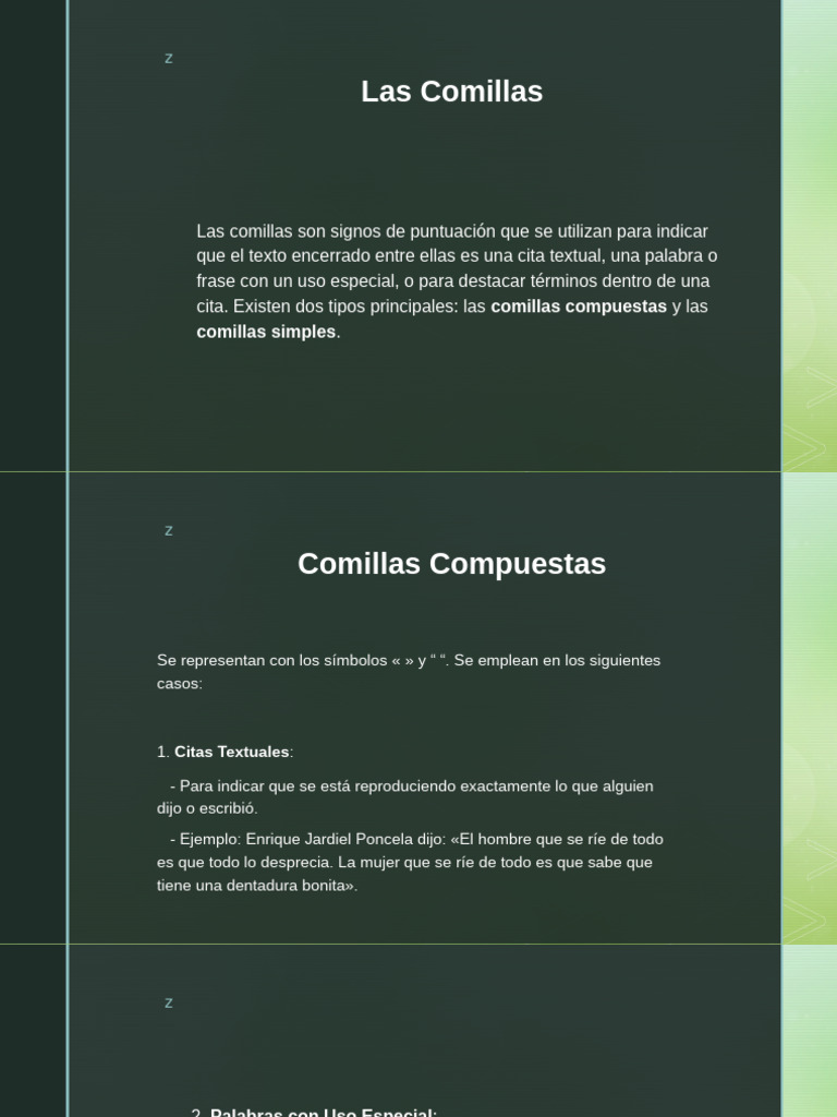 Las Comillas | PDF | Artes del Lenguaje y Comunicación | Estudios de ...