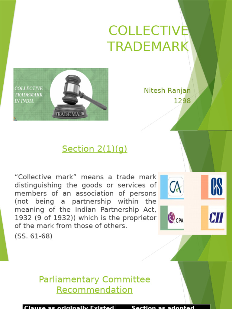 Understanding Collective Trademarks | PDF | Trademark | Justice