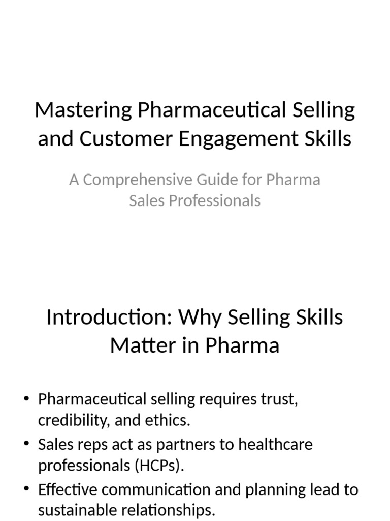 Pre-Call Planning in Pharma Sales | PDF | Sales | Communication