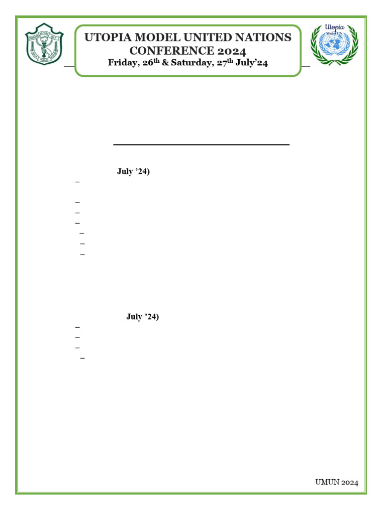 Schedule Umun'24 | PDF