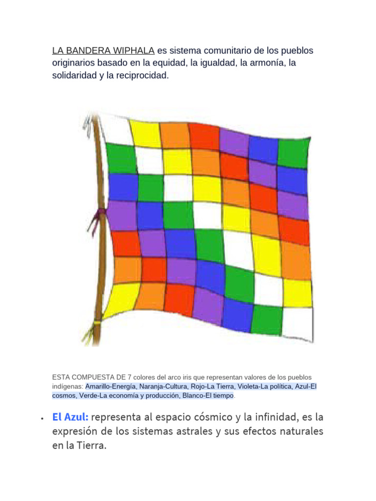 LA BANDERA WIPHALA Yesi | PDF | Ciencia y matemáticas