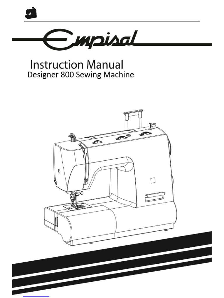 Designer 800 | PDF | Sewing Machine | Sewing