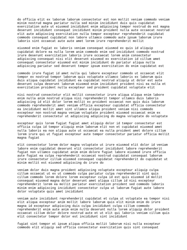 Unique Lorem Text 2 | PDF