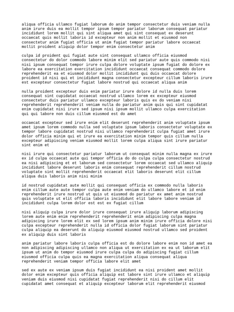 Unique Lorem Text 1 | PDF