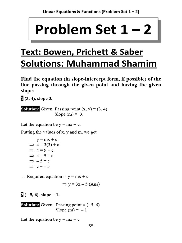 1.2 Problem Set 1 - 2 | PDF | Mathematical Objects | Elementary Mathematics
