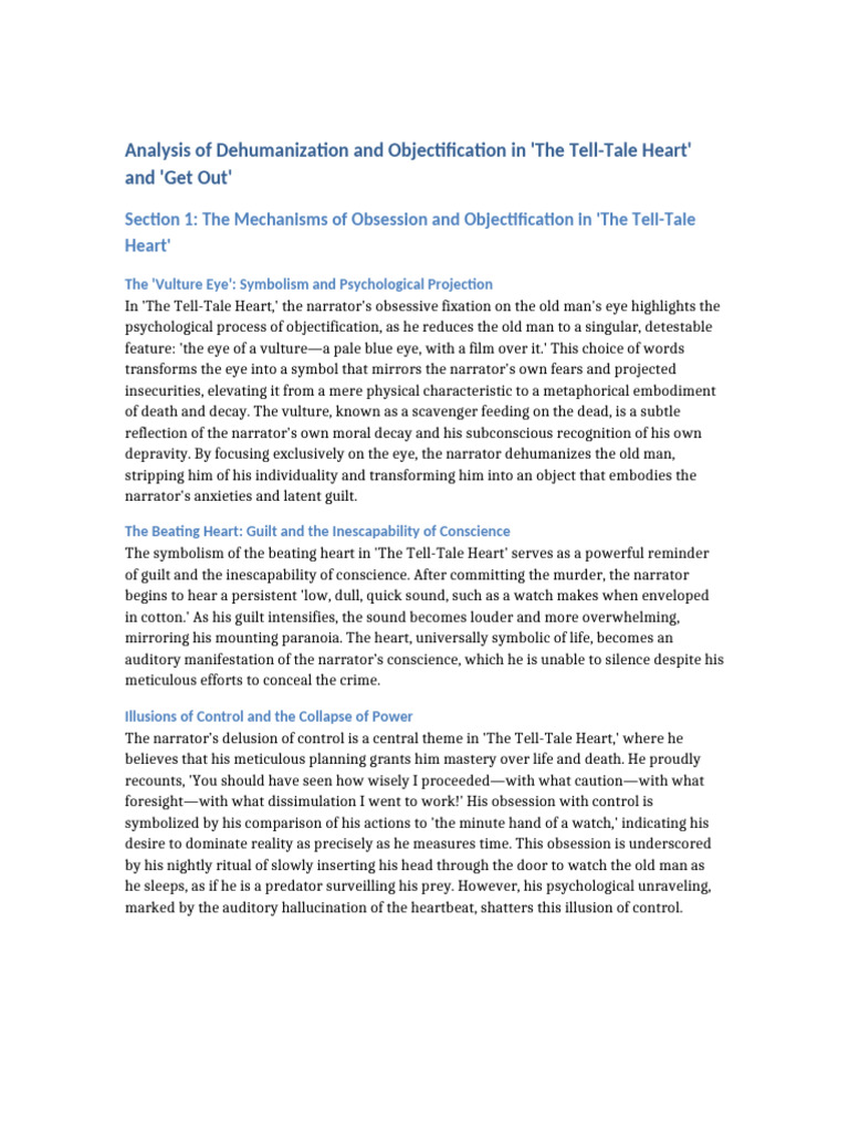 Analysis of Dehumanization and Objectification | PDF