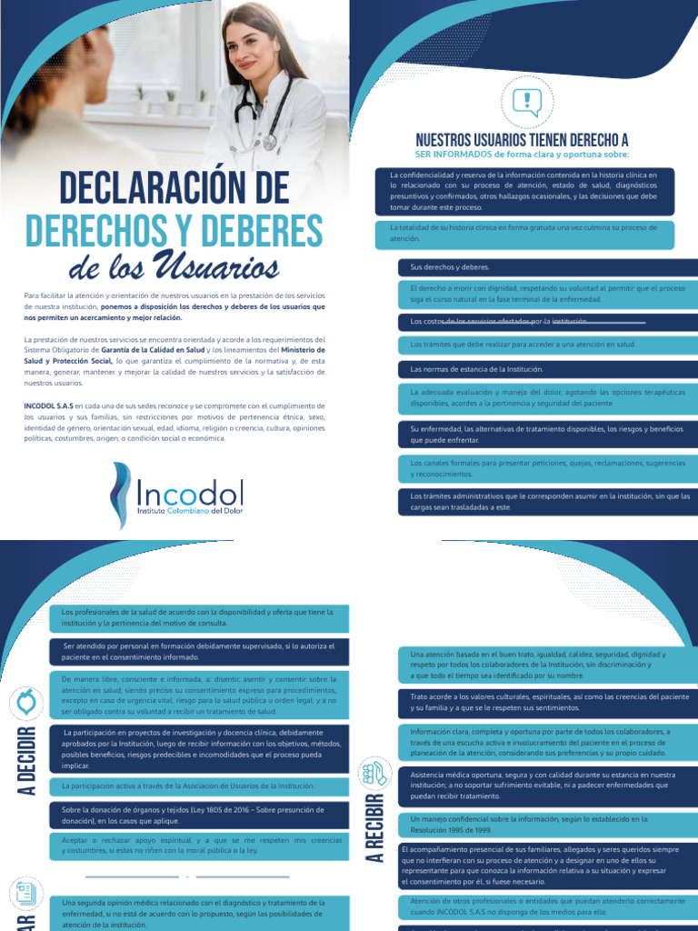 Deberes | PDF | Historial médico | Consentimiento informado