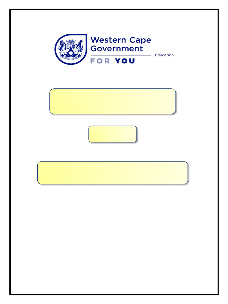 WCED CAT Prelim Examination 2022 P1 | PDF | Spreadsheet | Computer File