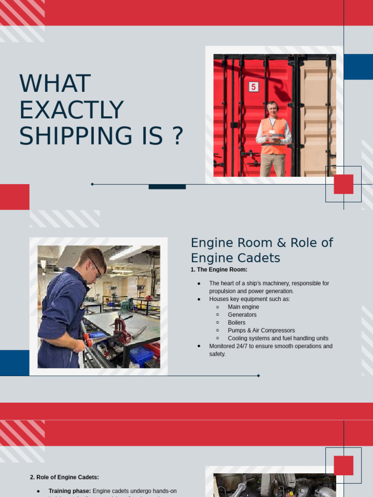 Shipping Container Company Profile by Slidesgo | PDF | Ships | Simulation