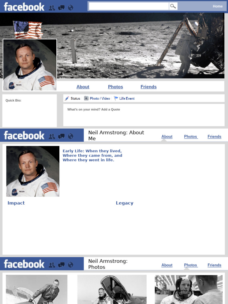 Facebook Template | PDF