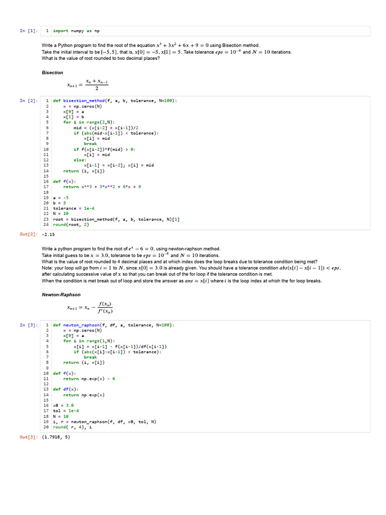 2024 Week 10 Roots - Jupyter Notebook | PDF | Computer Programming | Algorithms And Data Structures