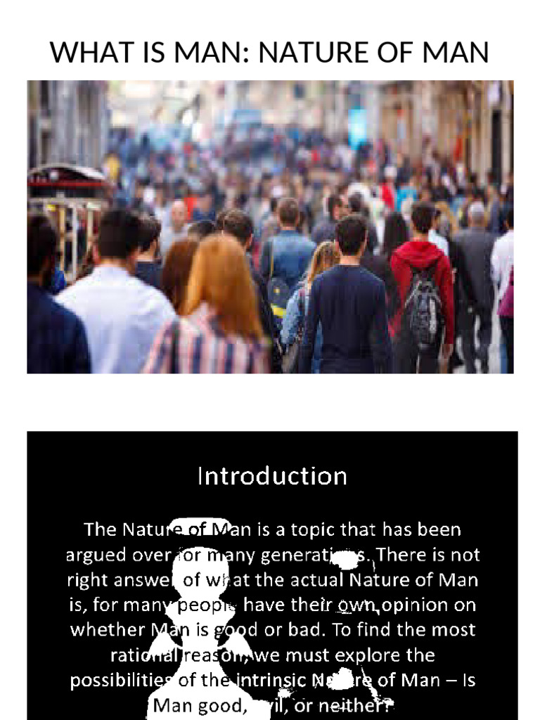 Understanding the Nature of Man | PDF