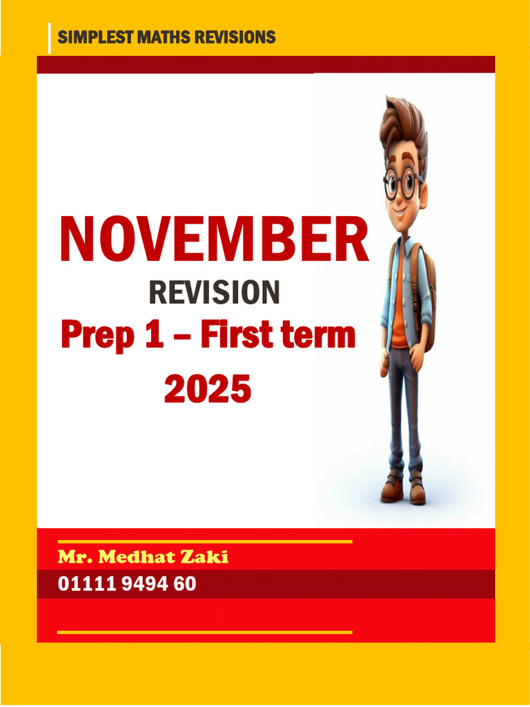 Maths Revisions by Mr. Medhat Zaki | PDF