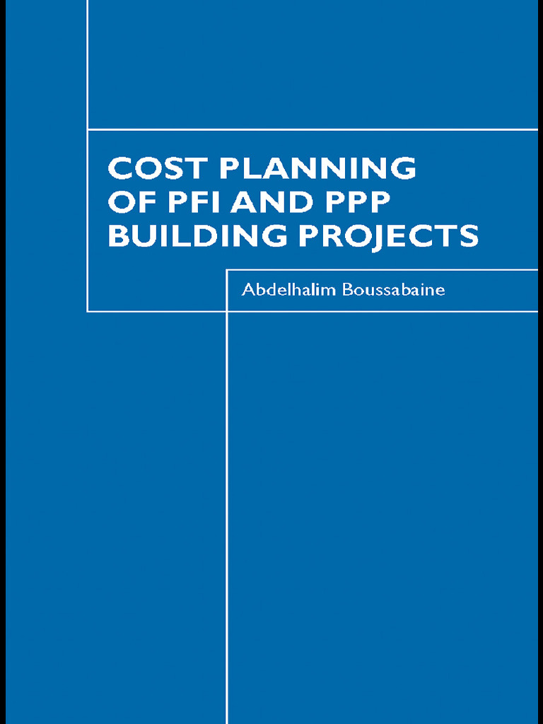 Cost Planning of PFI and PPP Building Projects-Spon Press | PDF ...