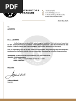 Material Dispatch Certification Letter | PDF