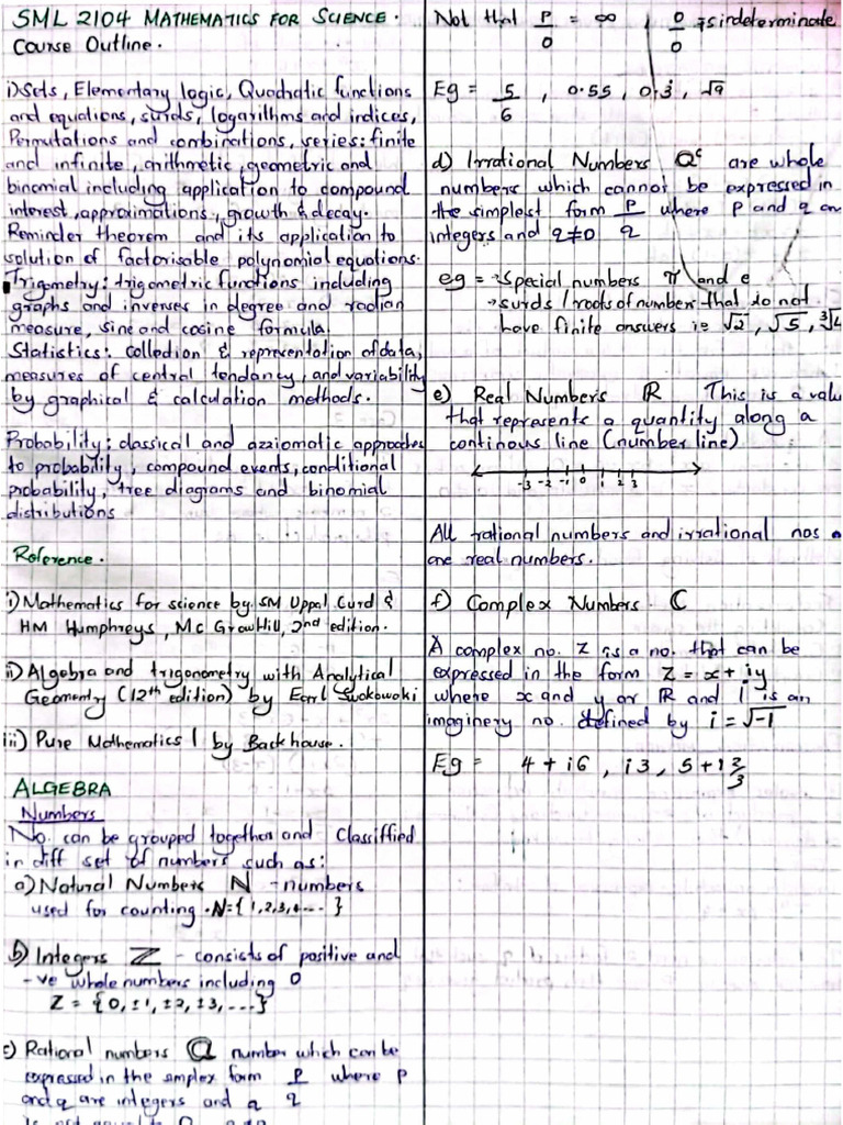 Math For Science | PDF