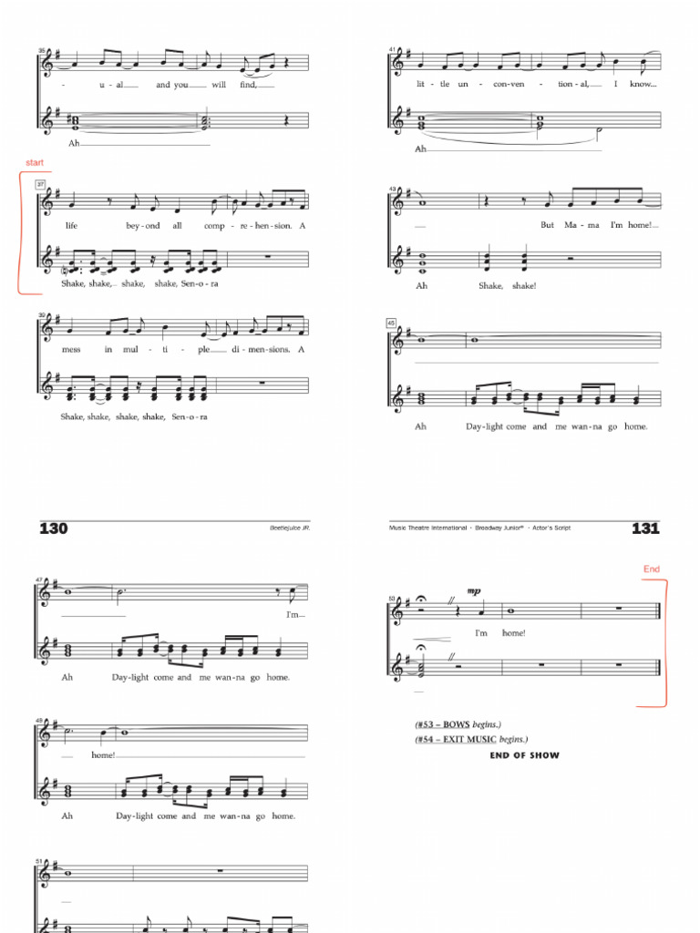 Lydia Singing Callback Side #2 | PDF