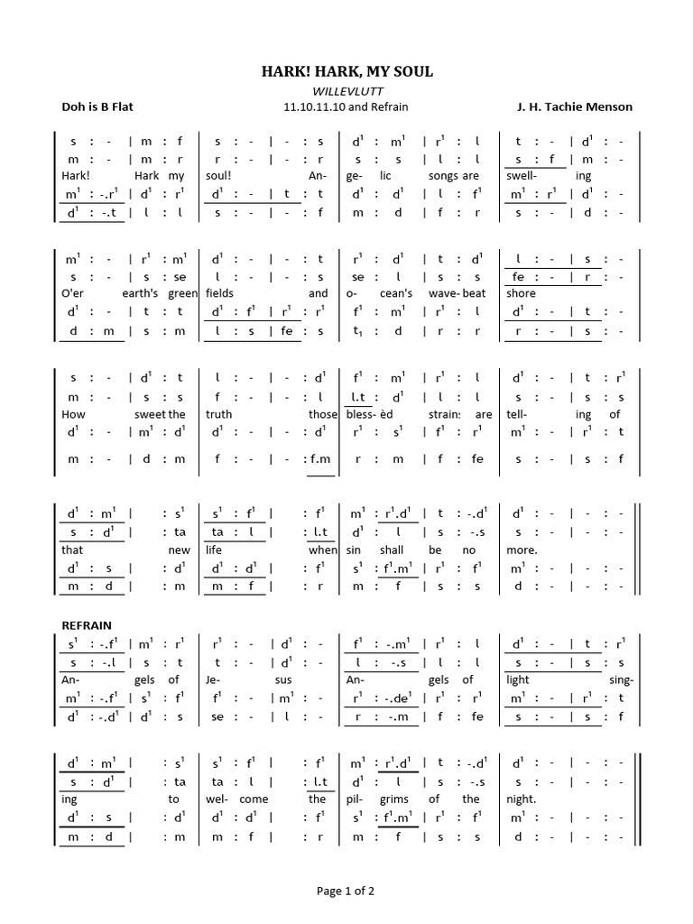 Hark! Hark! My Soul | PDF | Jesus | Religious Belief And Doctrine