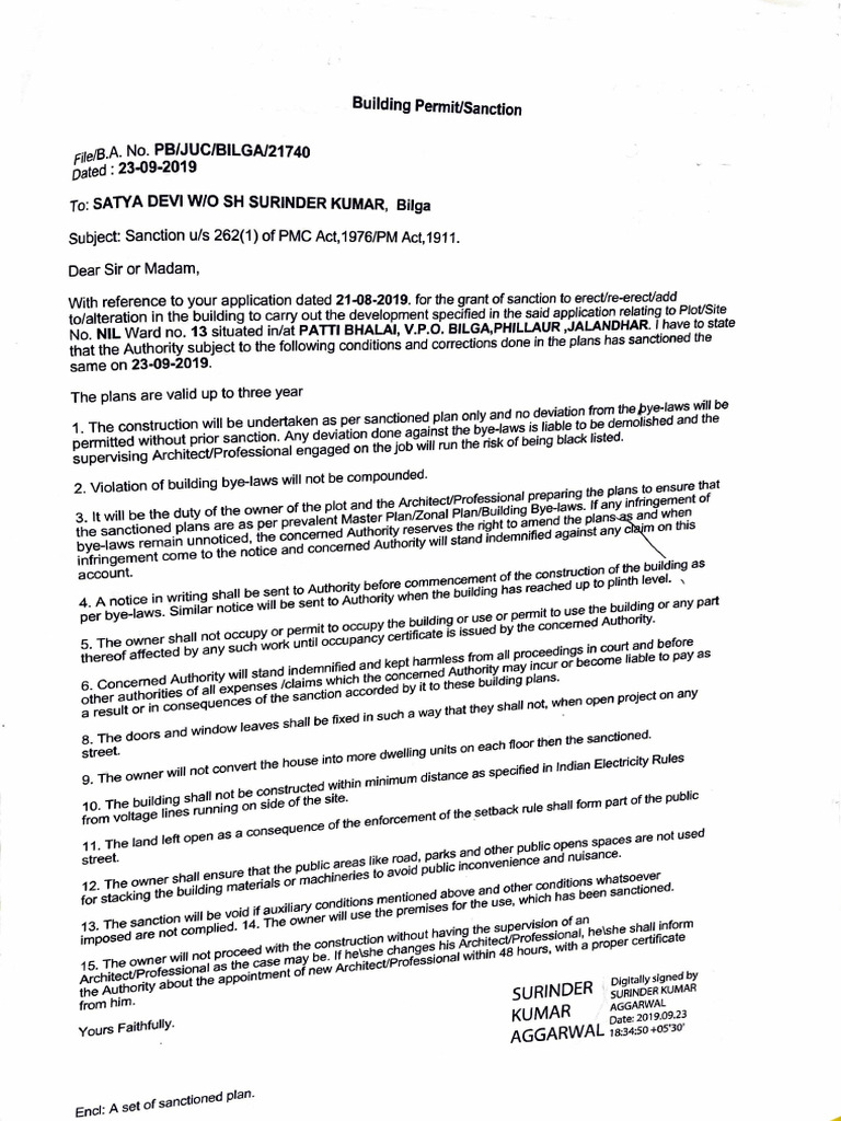 Approved Sanction Plan | PDF