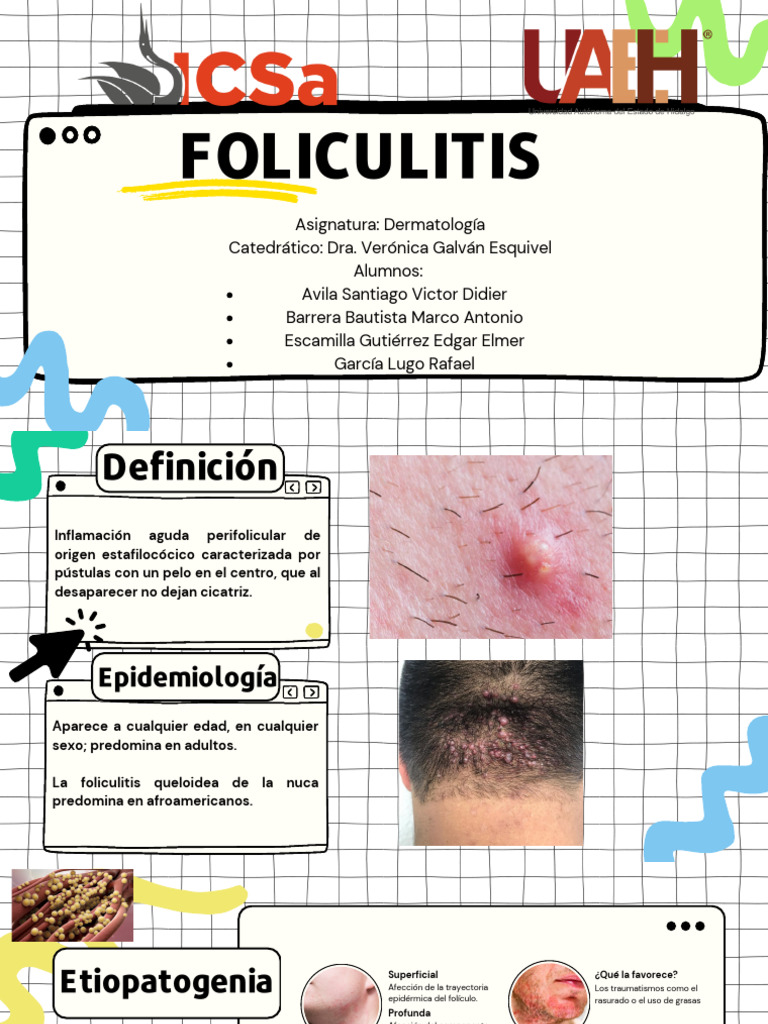 Foliculitis | PDF | Inflamación | Enfermedades y trastornos
