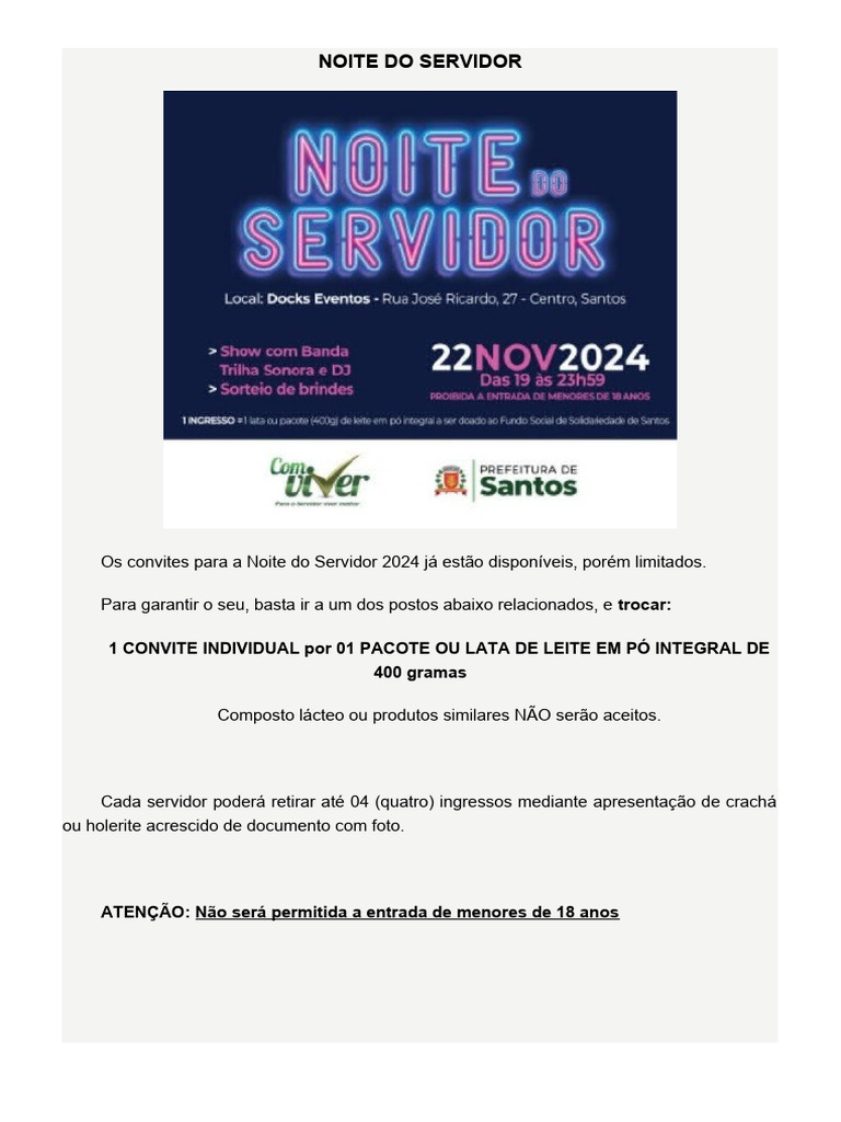 Comunicados Internos - Postos de Troca 2024 | PDF